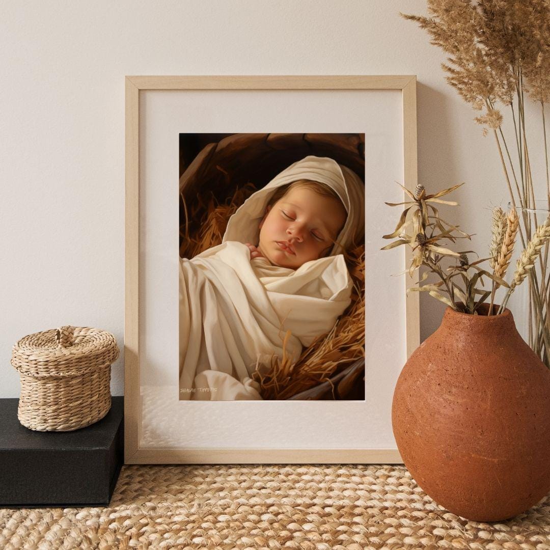 Baby Jesus, the Christ Child, Christ Art Print, Christian Art, LDS Art ...
