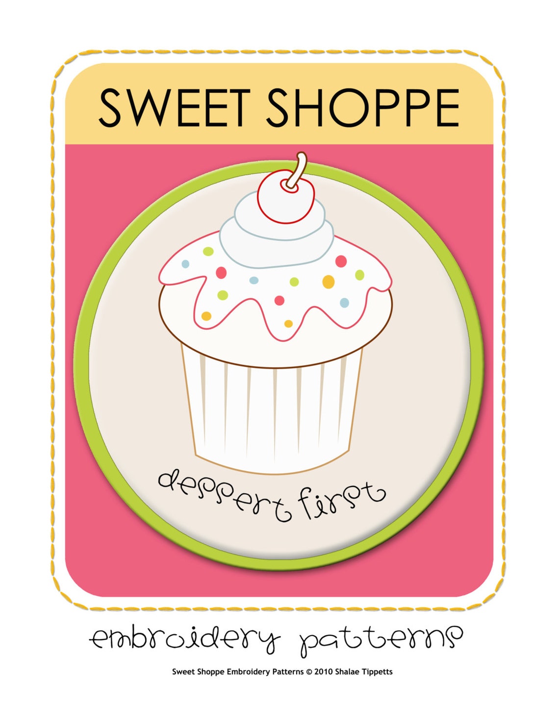 Sweet Shoppe PDF Embroidery Pattern - Etsy