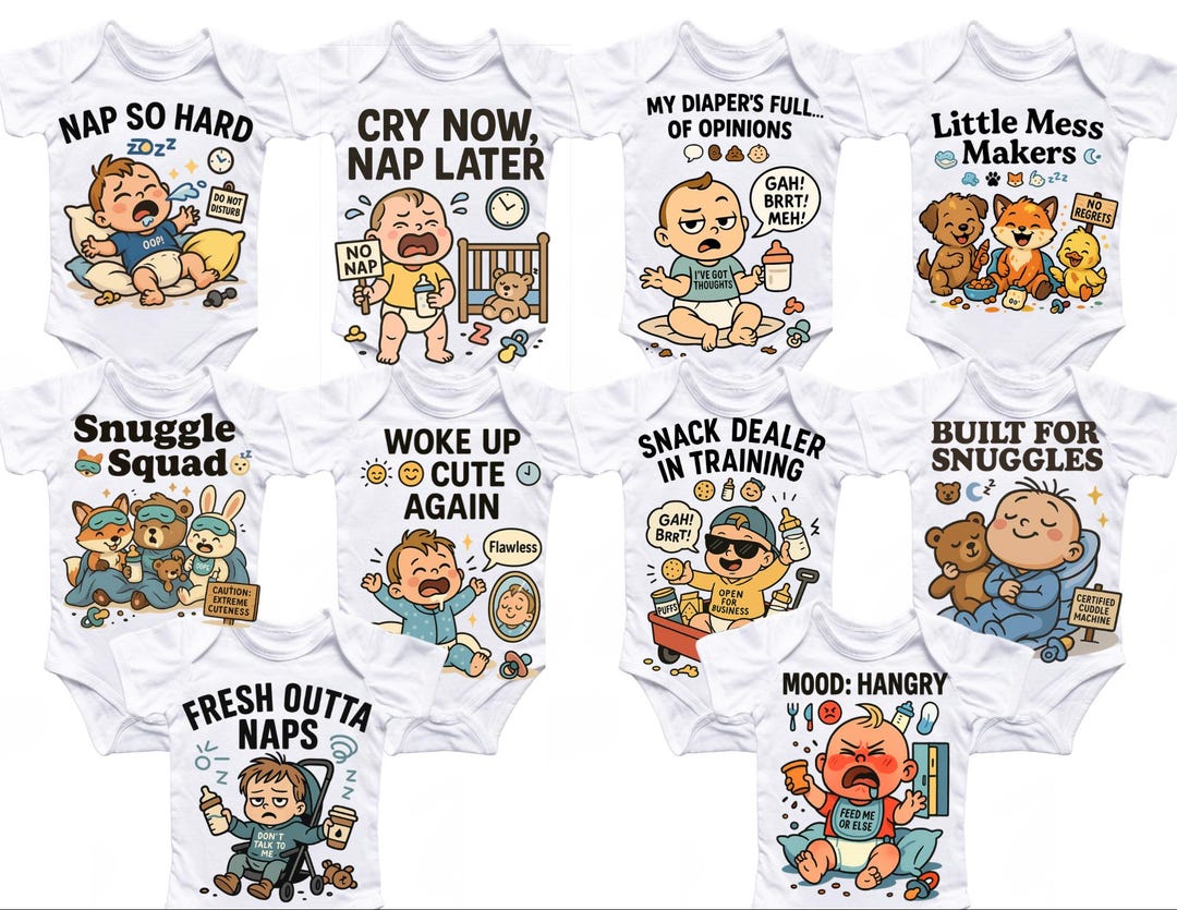Onesie Designs PNG | Funny Onesie Designs PNG | Baby Onesie Designs ...