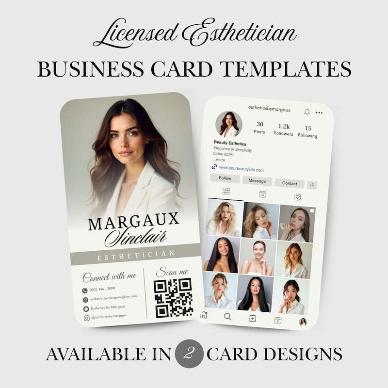 Brows Luxury Business Card - Etsy