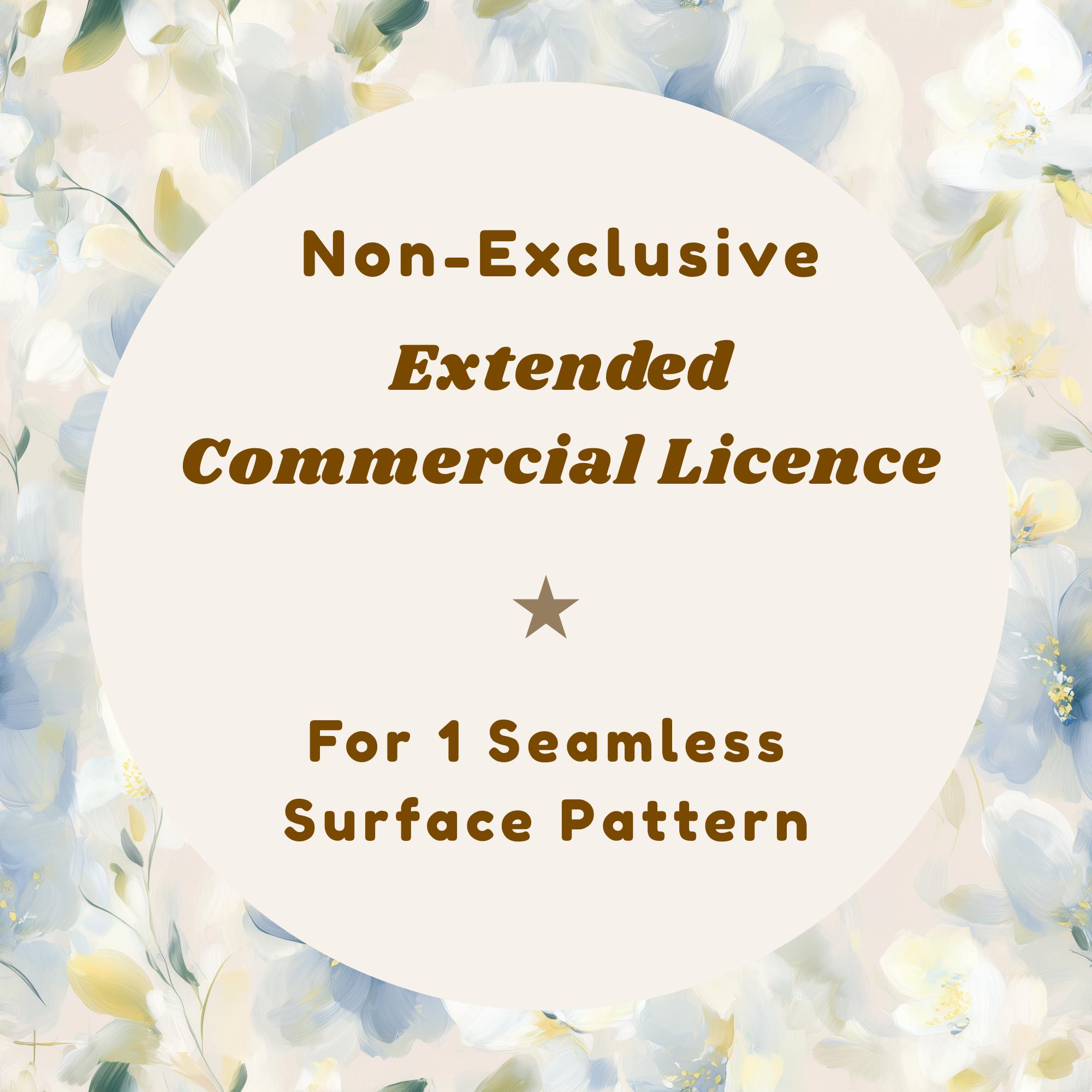 Extended License for Commercial Use for 1 Pattern Non Exclusive Digital ...