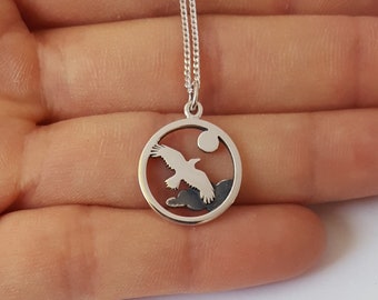 Eagle necklace | Etsy