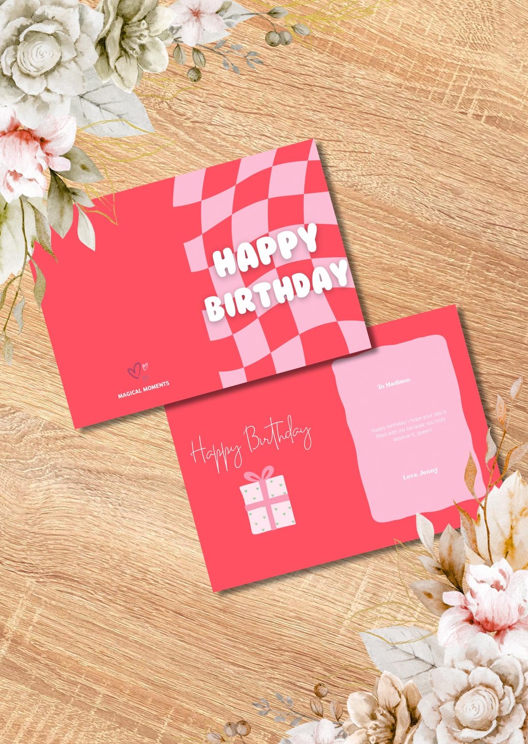 Editable Birthday Card Template | Instant Download | Birthday ...