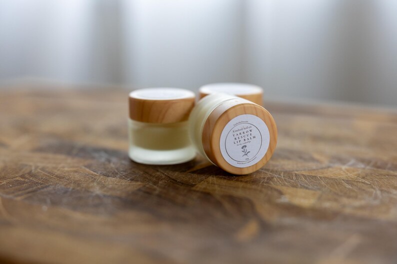 Healing Herbal Lip Balm – Calendula & Yarrow, Unscented, Kid-safe - Etsy