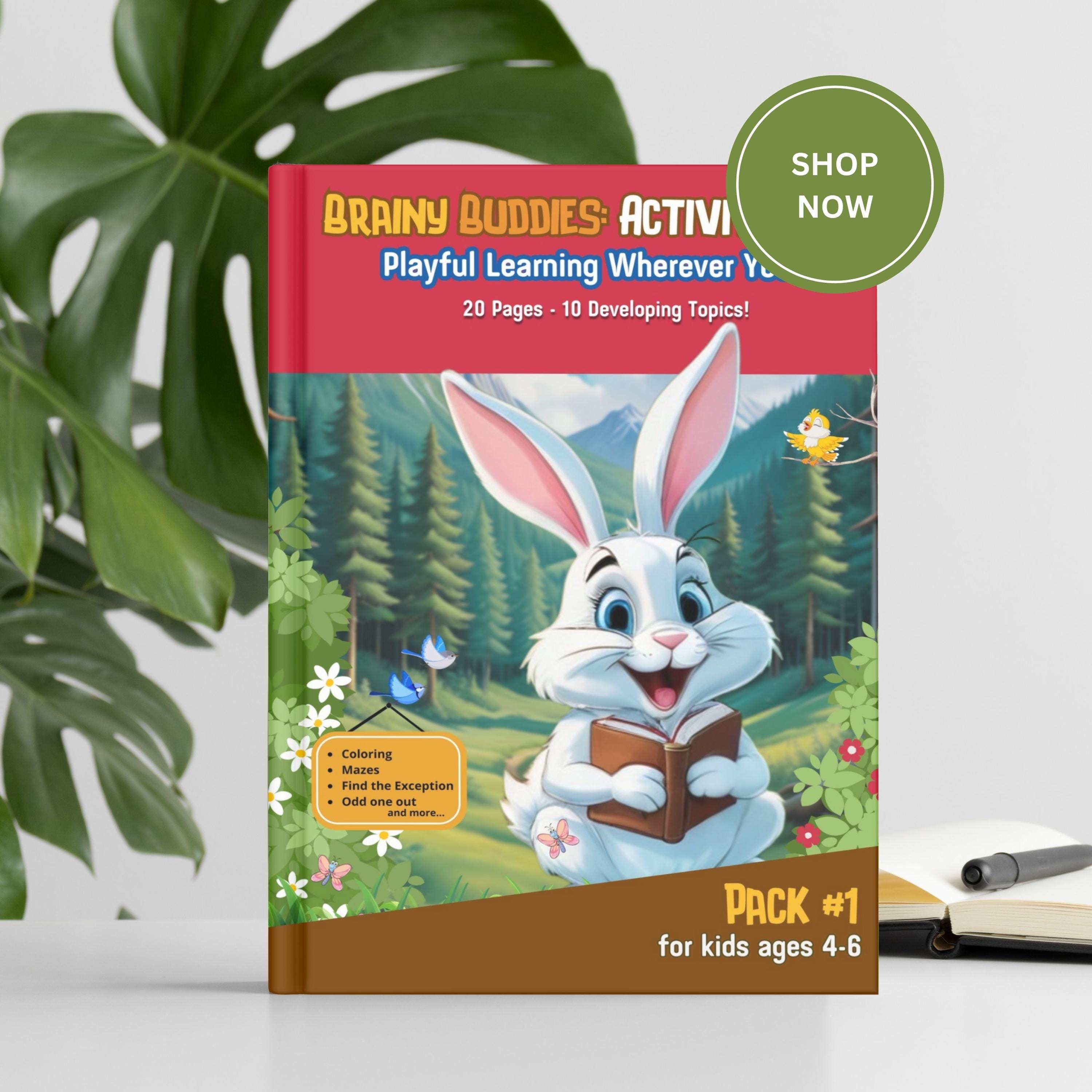 Printable Preschool Activity Pack Ages 4–6 | 20 Pages PDF | Mazes ...