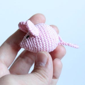 Tiny Mouse Crochet Pattern, Easy-to-follow Instructions, Crochet Toy - Etsy