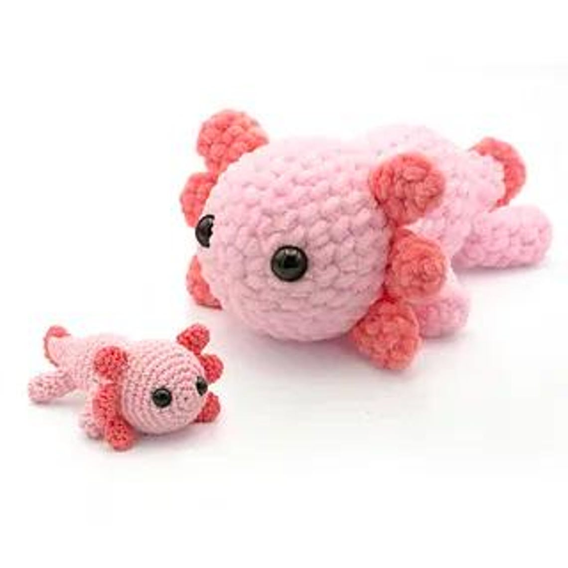 Cute Axolotl Crochet Pattern, Amigurumi Axolotl, DIY, Handmade Axolotl ...