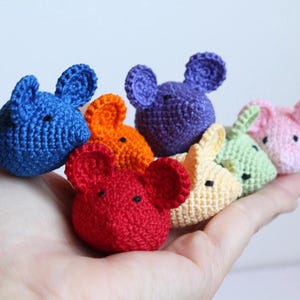 Tiny Mouse Crochet Pattern, Easy-to-follow Instructions, Crochet Toy - Etsy
