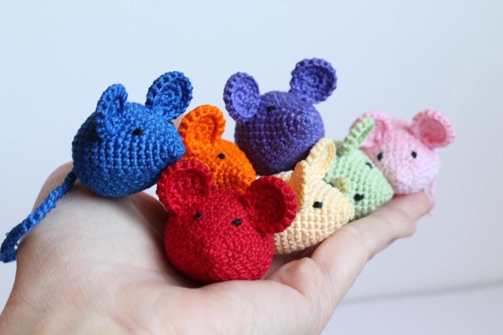 Tiny Mouse Crochet Pattern, Easy-to-follow Instructions, Crochet Toy - Etsy