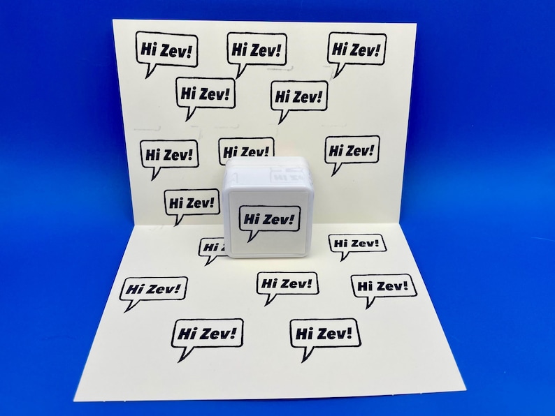 Zev Speech Bubble Stamp: Dungeon Crawler Carl Fan Art - 30x30mm - Etsy