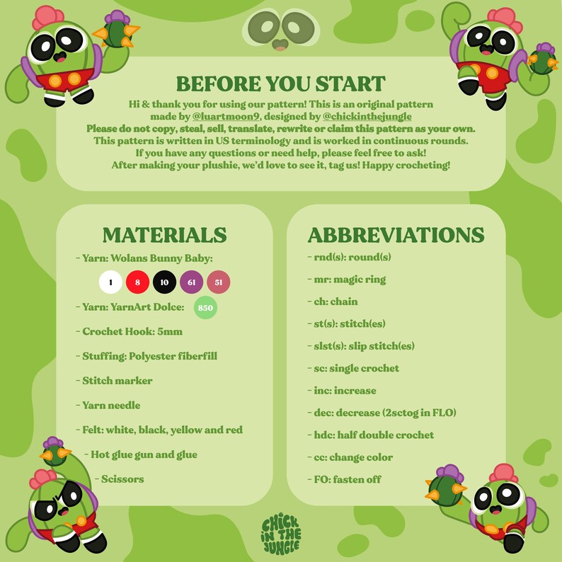 Toon Spike From "brawl Stars" Crochet Pattern / Amigurumi Plushie PDF ...