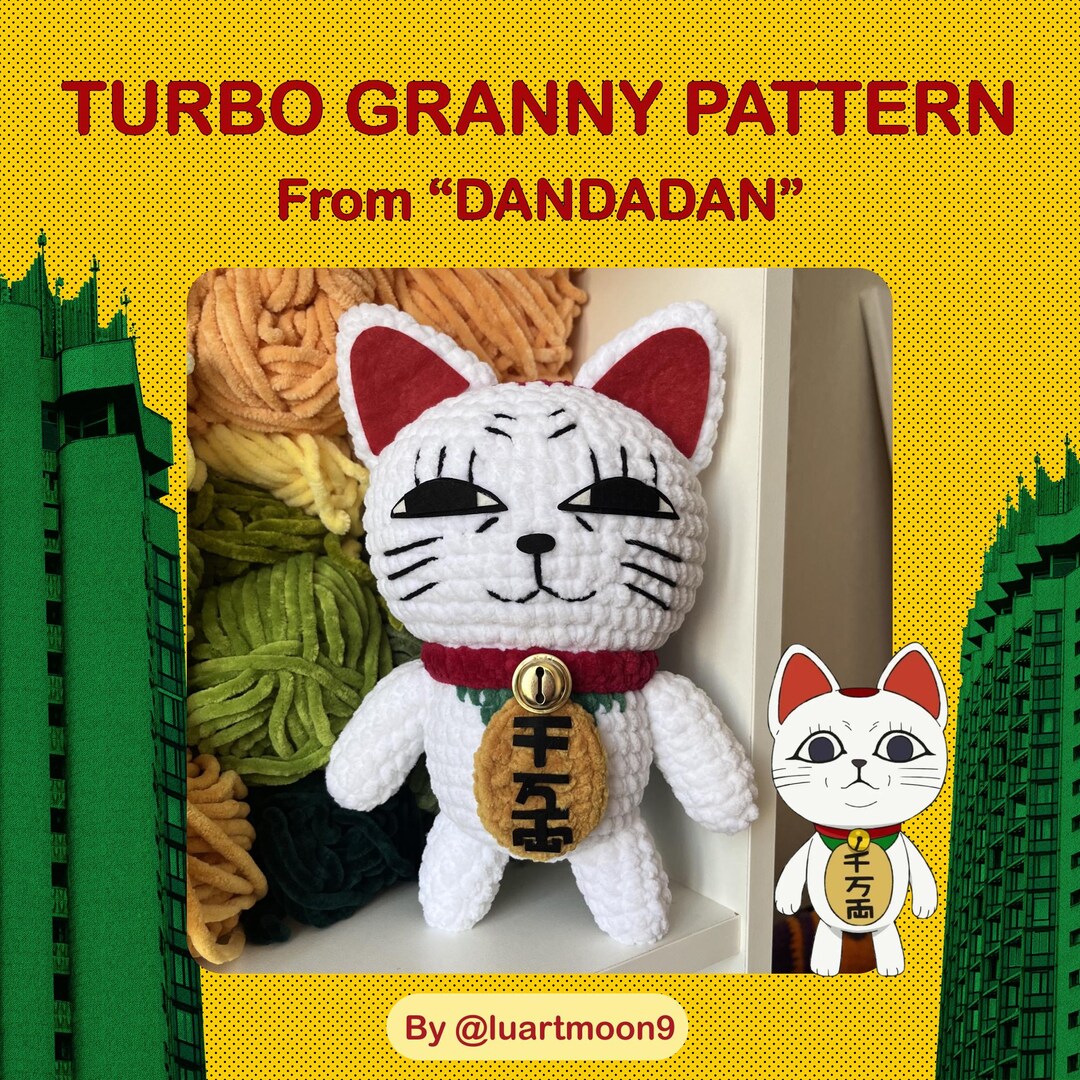 Crochet Turbo Granny From “DANDADAN” Amigurumi Pattern (PDF Download ...
