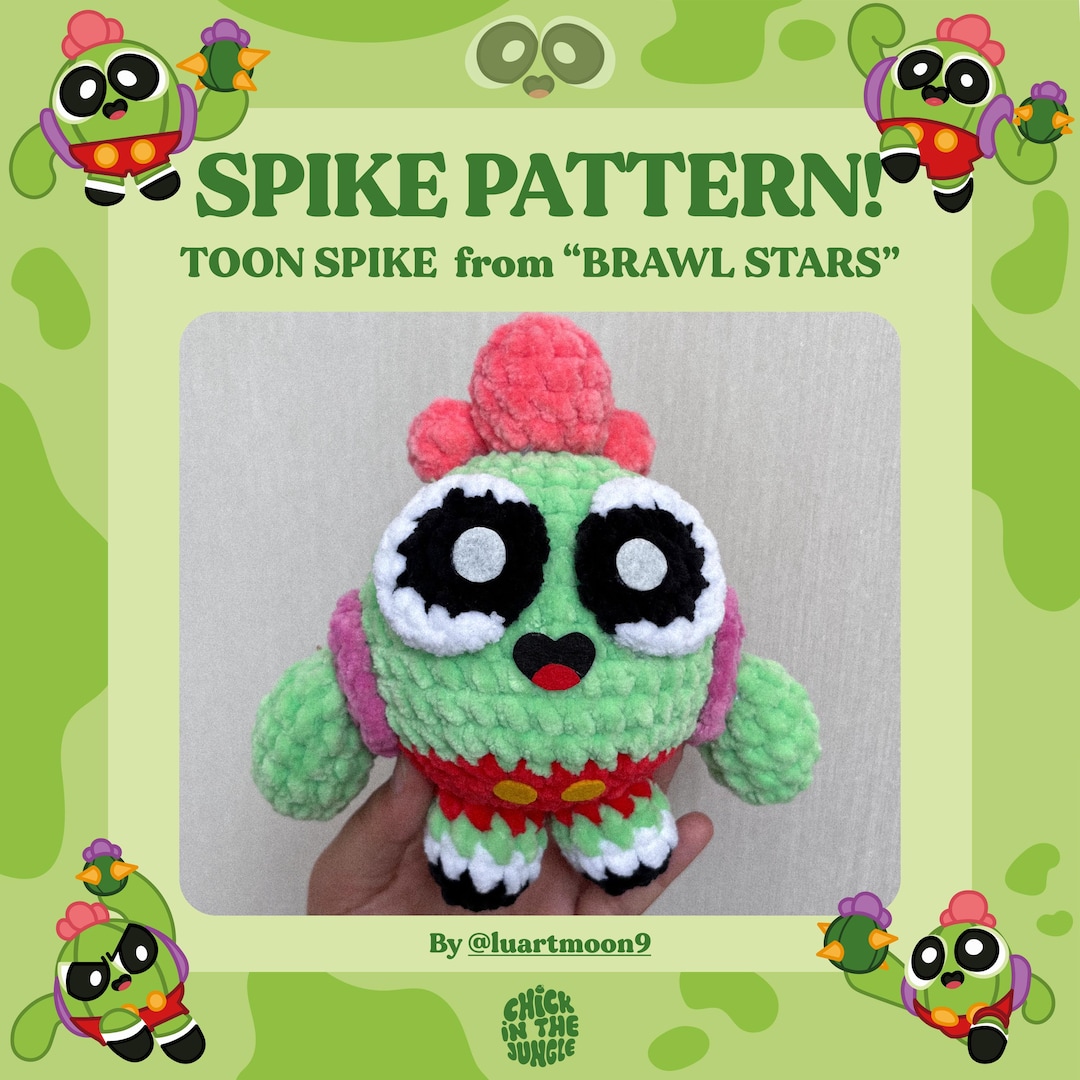 Toon Spike From "brawl Stars" Crochet Pattern / Amigurumi Plushie PDF ...