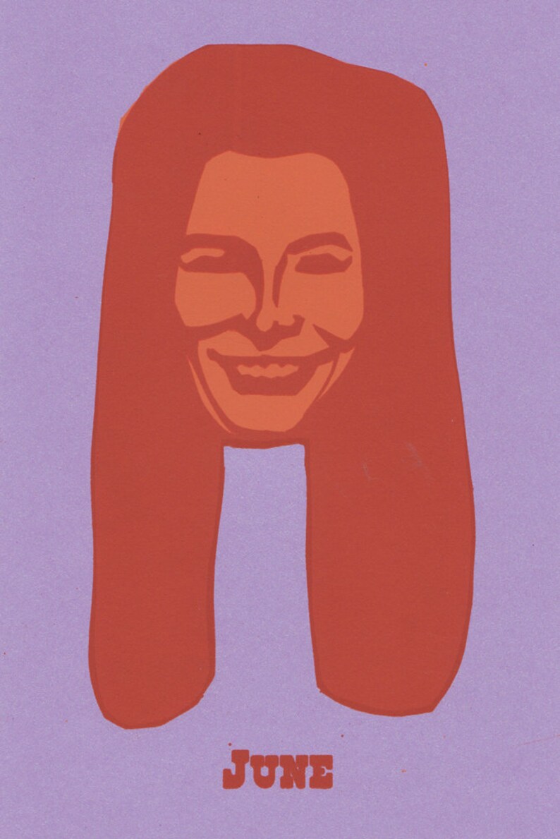 June Carter-cash - Outlaw Country Portrait Print - Etsy