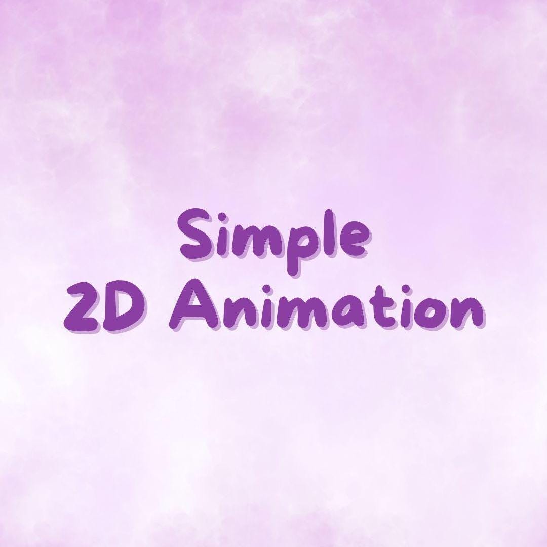 Simple 2D Animation - Etsy