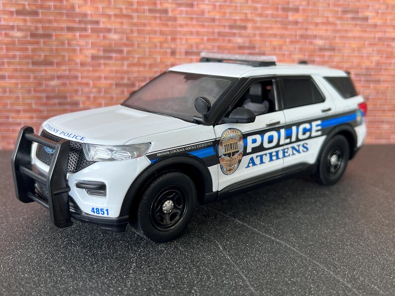 Athens Tennessee 1/24 Scale Diecast Model Police Car. - Etsy