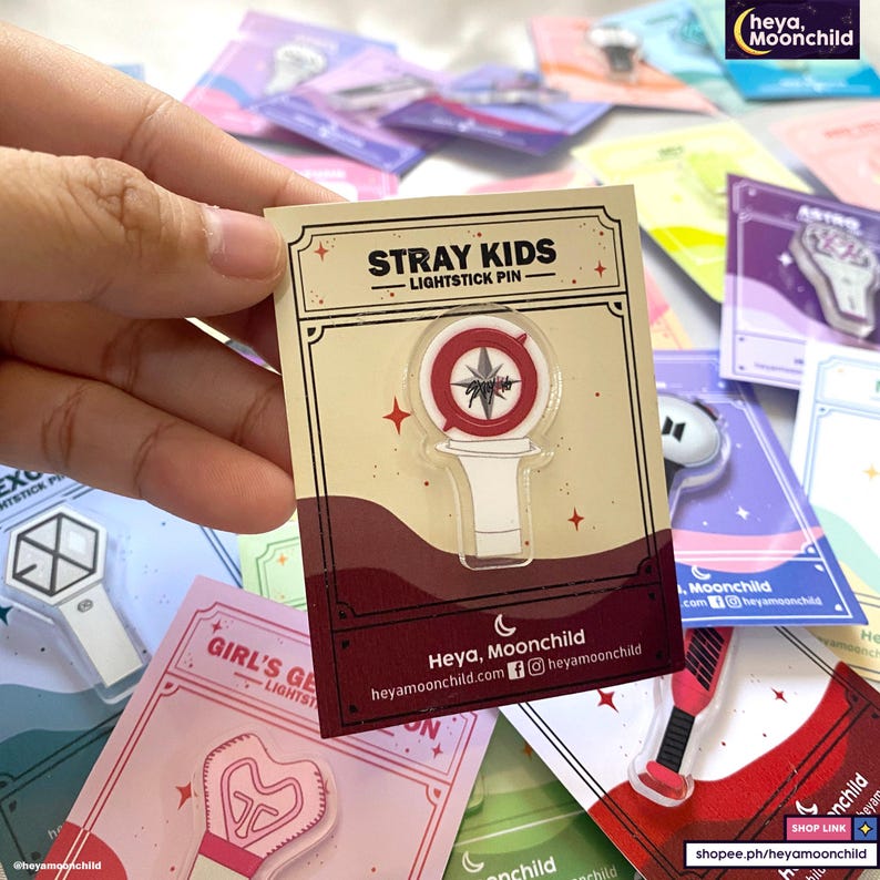 29 Designs Kpop Lightstick Pins Acrylic - Etsy Australia