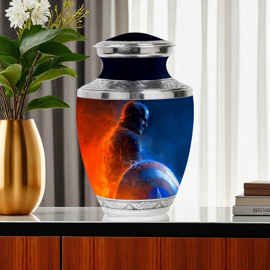 Heroic Guardian-inspired Cremation Urn – Courage & Valor Memorial Urn ...