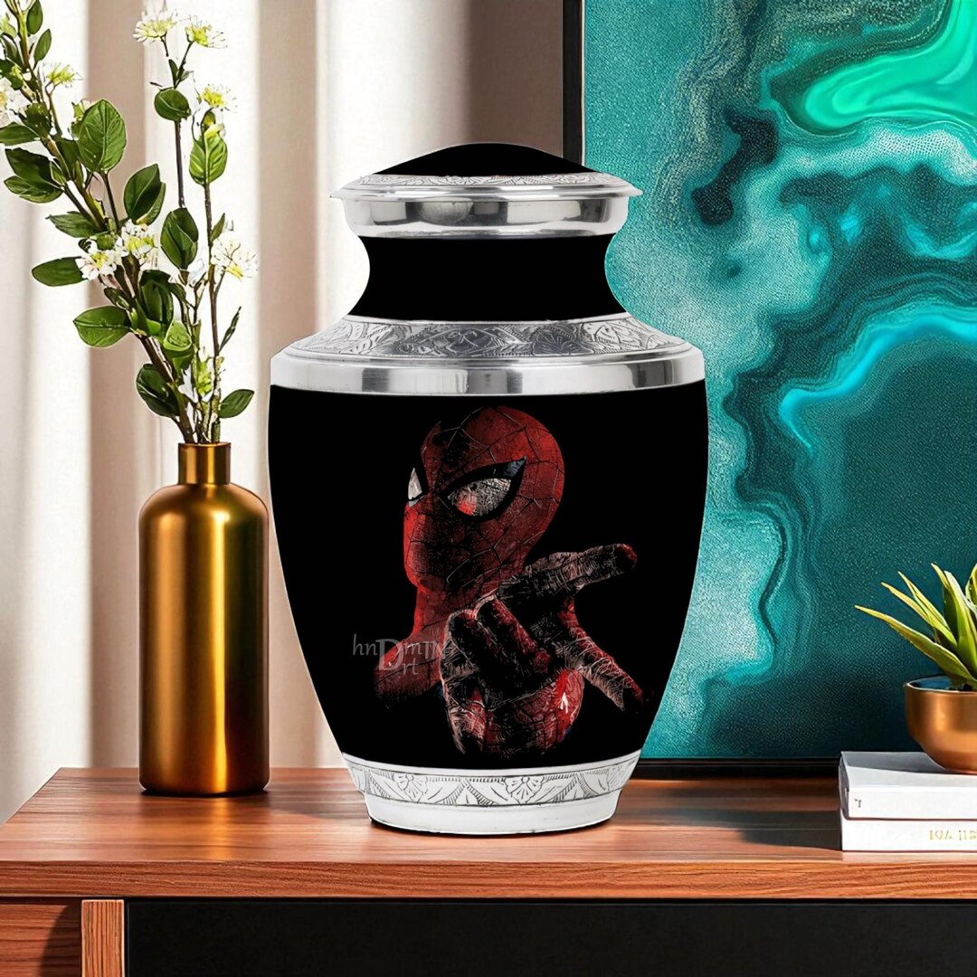 Superhero-inspired Cremation Urn for Ashes Unique Comic Tribute ...