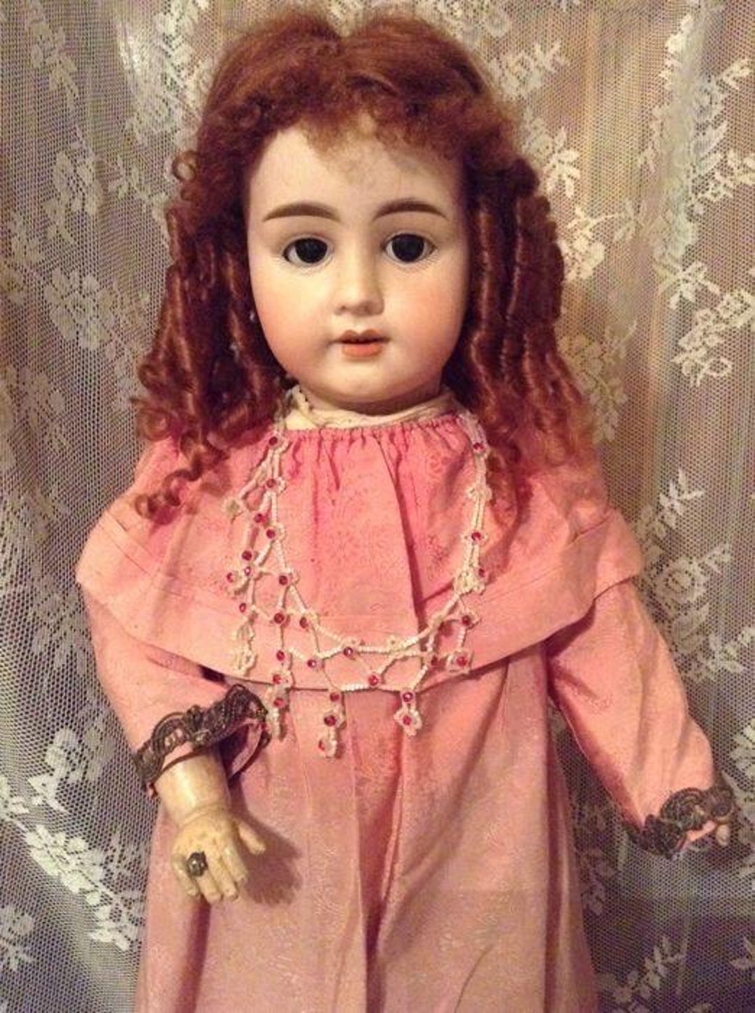 Beautiful Antique German Solid Doll With Antique Jewelry 65 Cm - Etsy