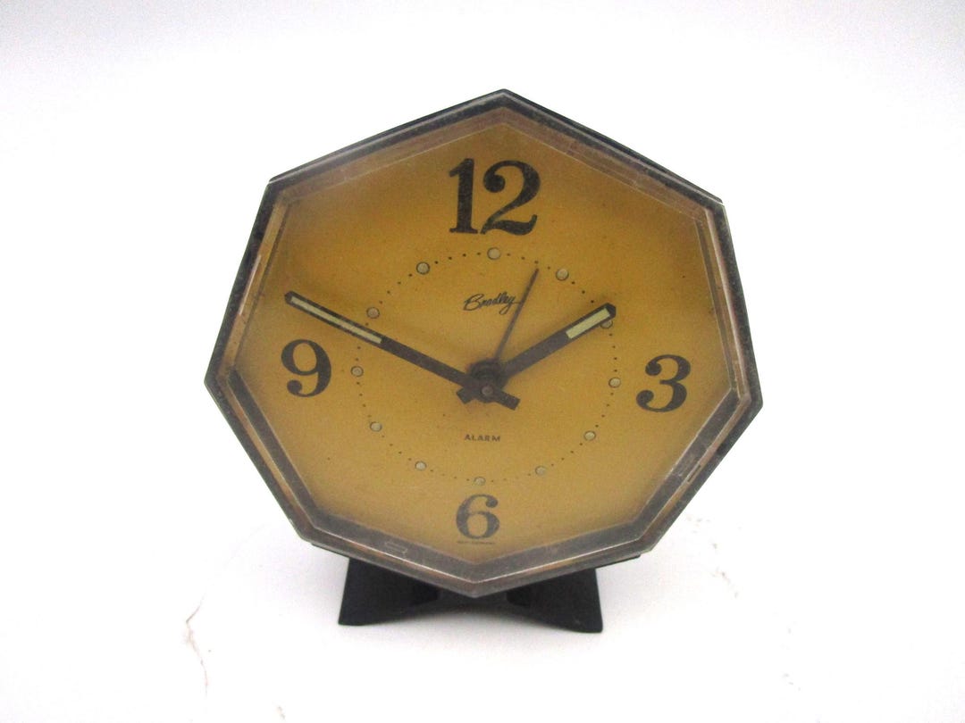 Vintage Bradley Clock Co. Alarm Clock West Germany - Etsy