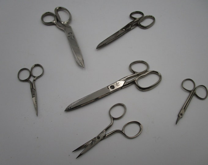 Vintage G&S Welkut Sewing and Embroidery Shears (6 Pair) - Etsy
