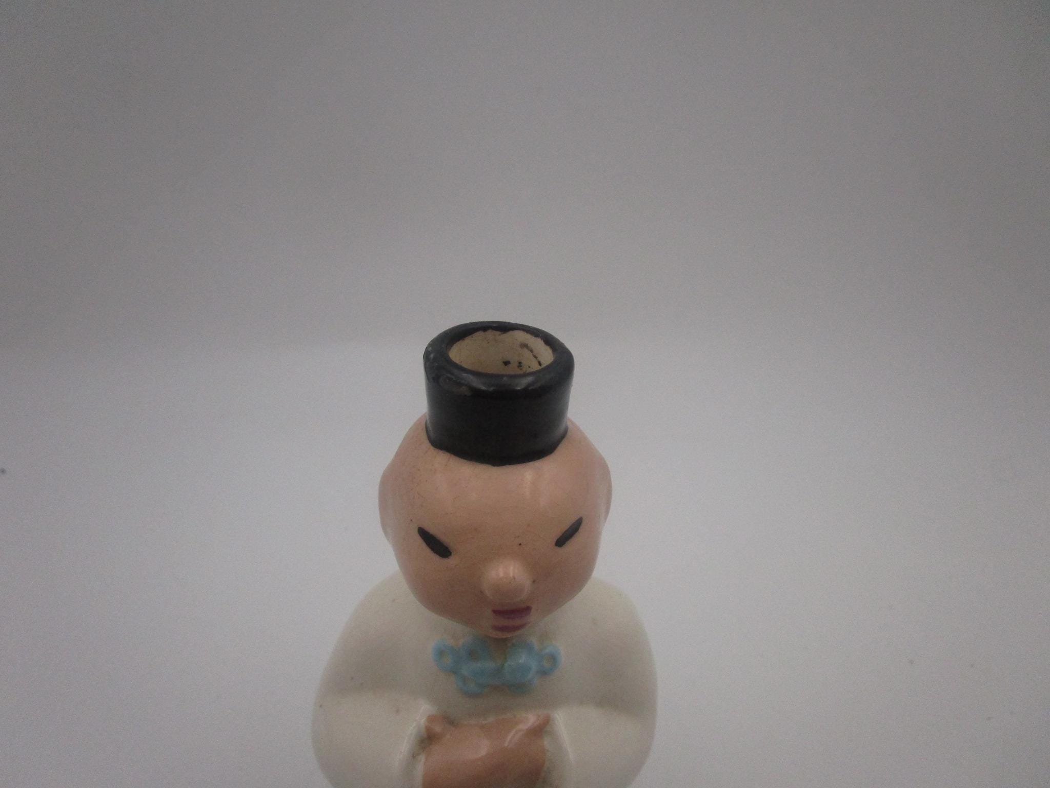 Vintage Ceramic Chinese Laundry Man Water Sprinkler Bottle California ...