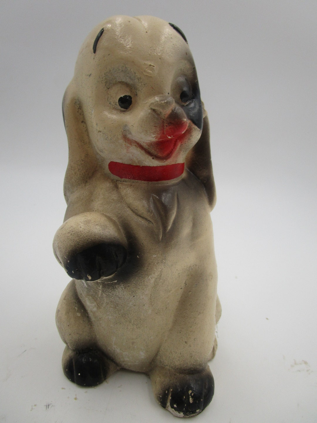 Vintage 1950s Chalkware Dog Carnival Prize Hand Painted - Etsy