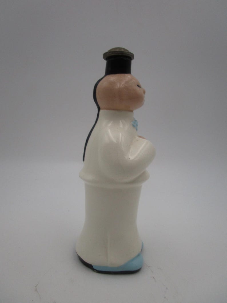 Vintage Ceramic Chinese Laundry Man Water Sprinkler Bottle California ...