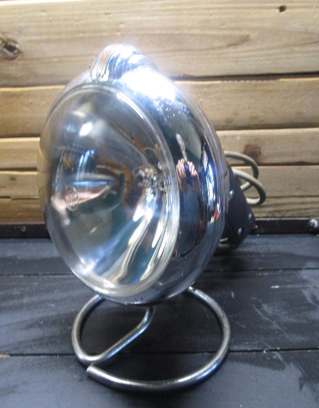 Vintage Unity Hand Held Chrome Spotlight With Stand - Etsy