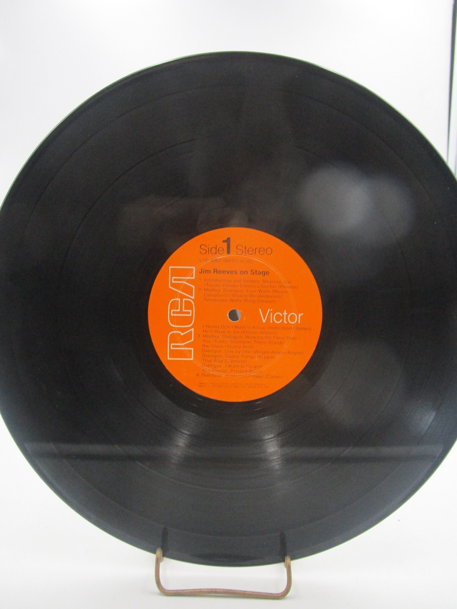 Vintage Jim Reeves on Stage Country Music Vinyl Album 1968 - Etsy