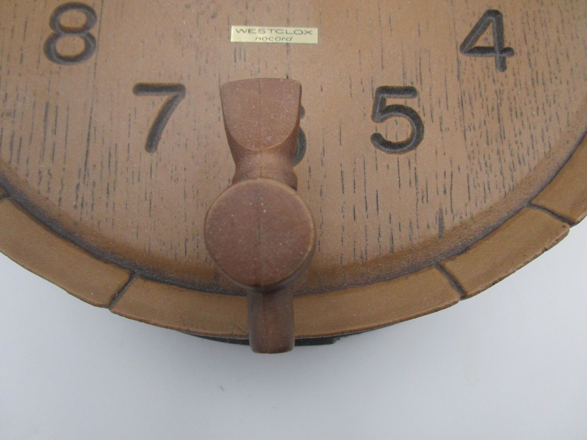 Vintage Bar Wall Clock Wine Beer Barrel Spigot Westclox - Etsy
