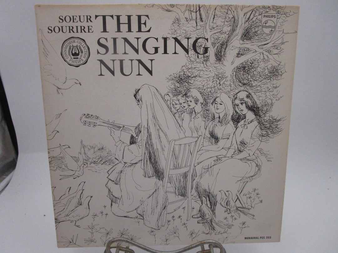 Original Album "the Singing Nun" Full Pages of Lyrics and Watercolors ...