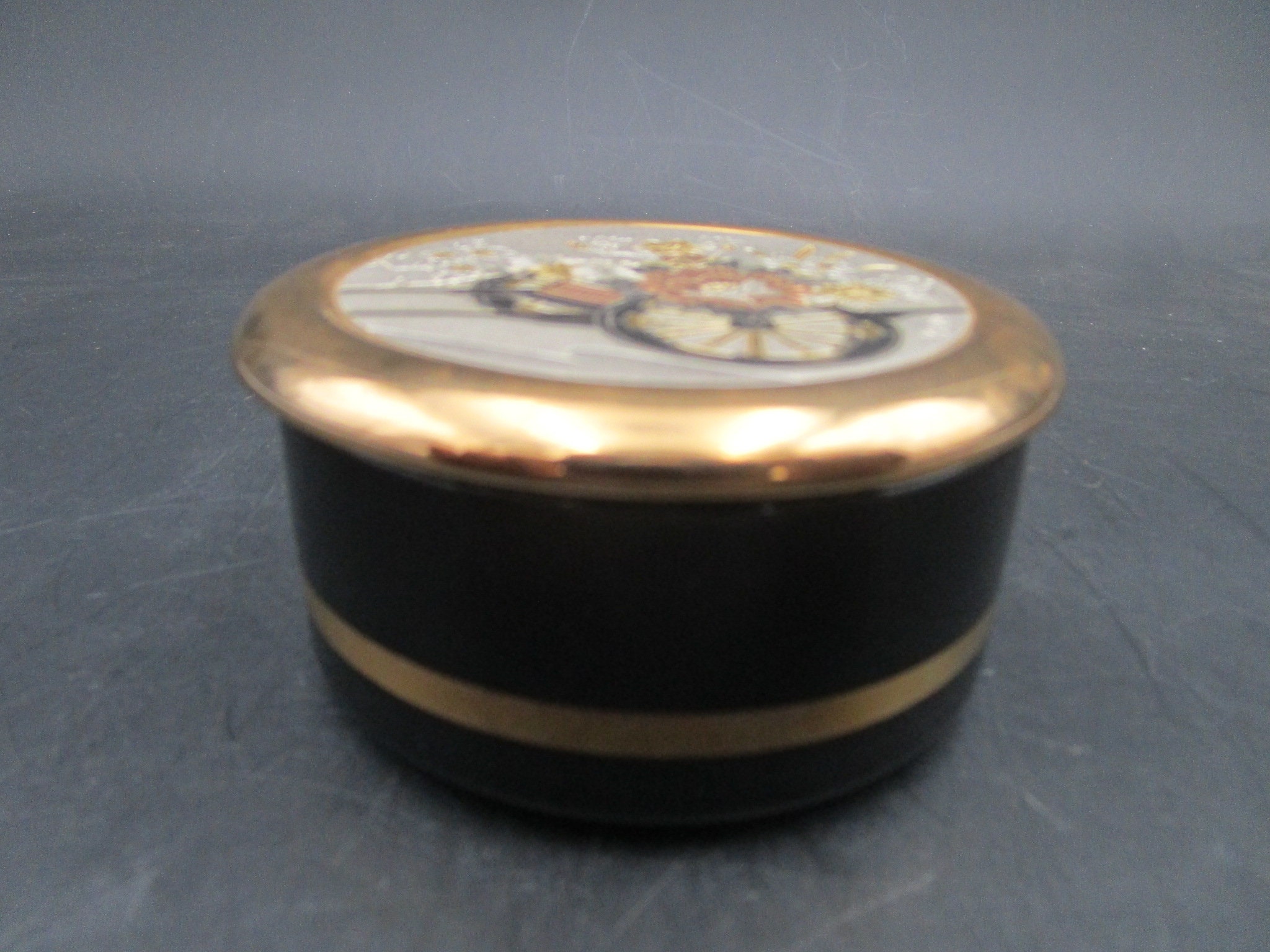 Vintage Chokin Art Trinket Box - Etsy