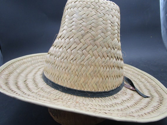 Vintage Straw Cowboy Hat - Gem