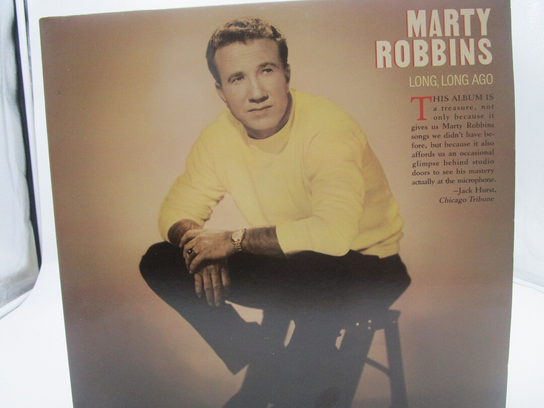 Marty Robbins "long Long Ago" Country 1984 Compilation 2 Records Album ...