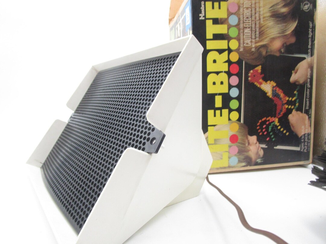 1976 Lite Brite With Pegs and Papers Original - Etsy