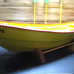 Vintage Dory Lobster Boat Model Handmade - Etsy