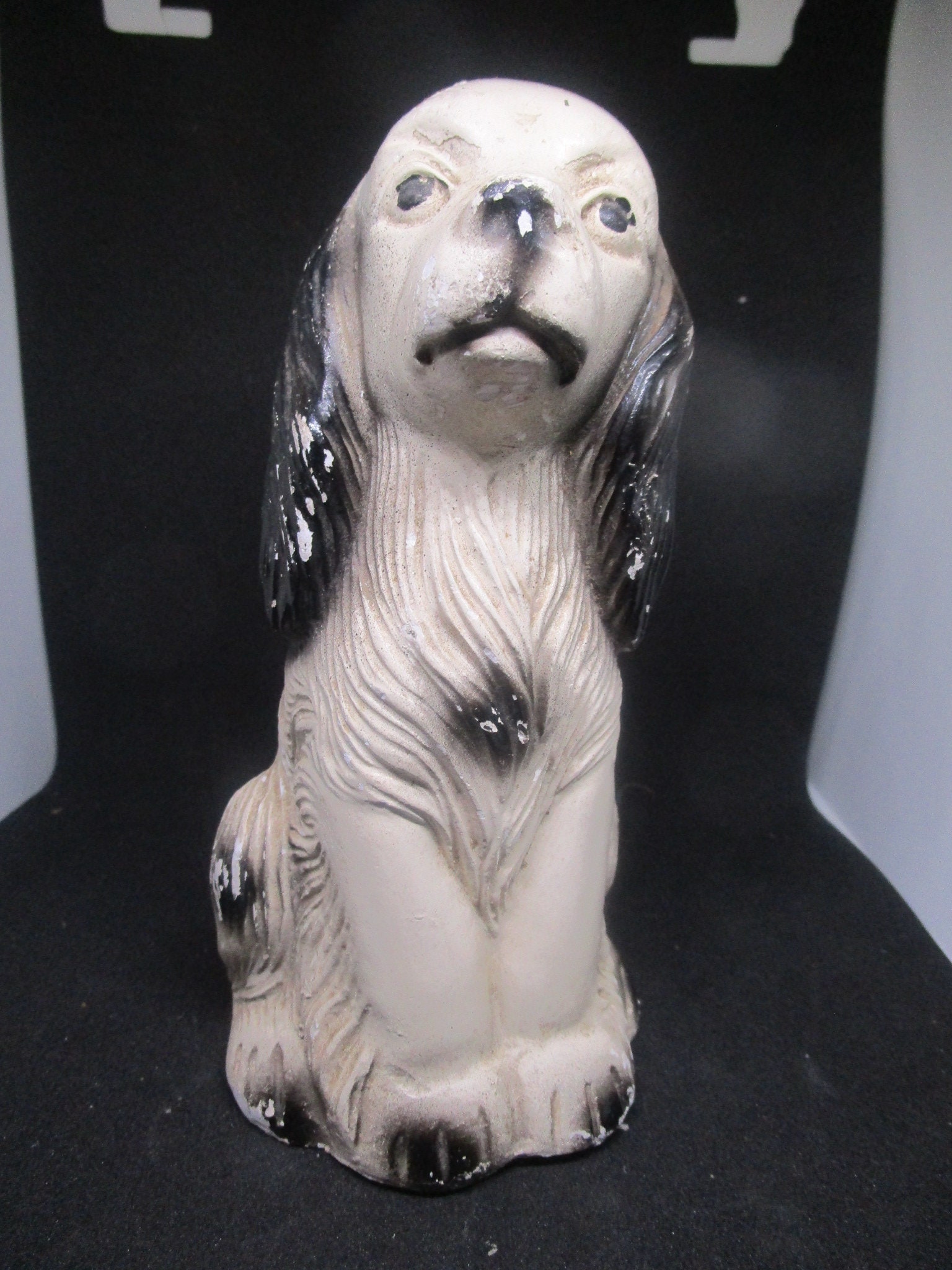 Vintage 50's Chalkware Cocker Spaniel Carnival Prize - Etsy