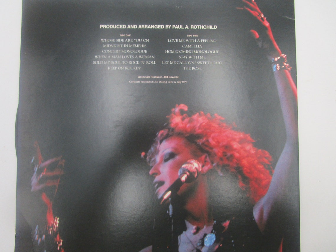 Bette Midler the Rose Soundtrack Album Vinyl 1979 - Etsy