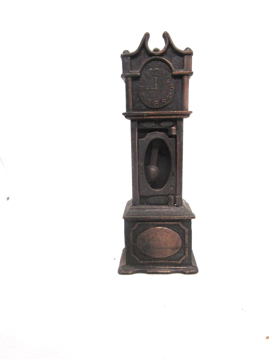 Vintage Miniature Grandfather Clock Durham Industries Diecast - Etsy