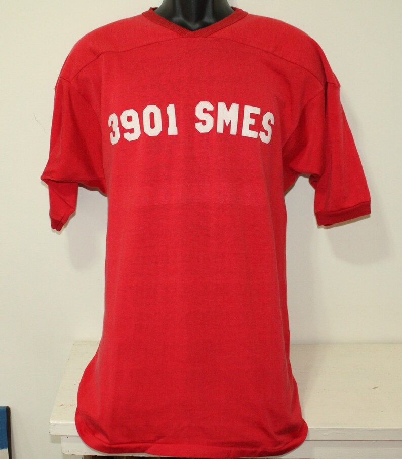 3901 SMES Air Force Missileers 1 Vintage Southern Athletic Red Jersey ...