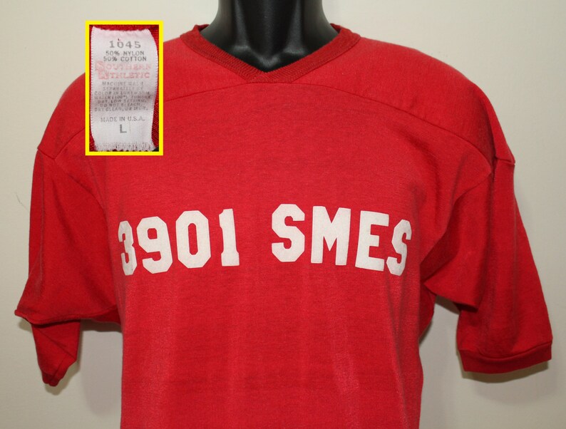3901 SMES Air Force Missileers 1 Vintage Southern Athletic Red Jersey ...