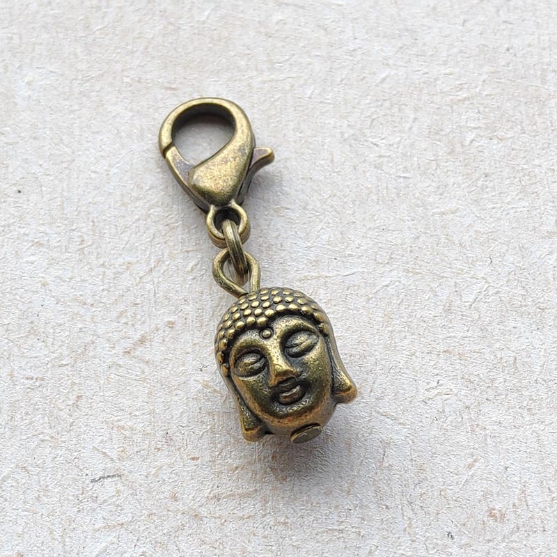 Gold Buddha Bag Charm - Etsy