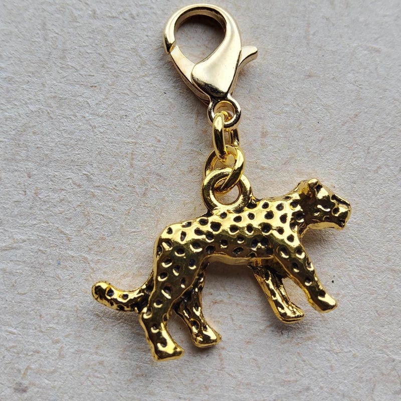 Leopard Charm for Bag - Etsy UK