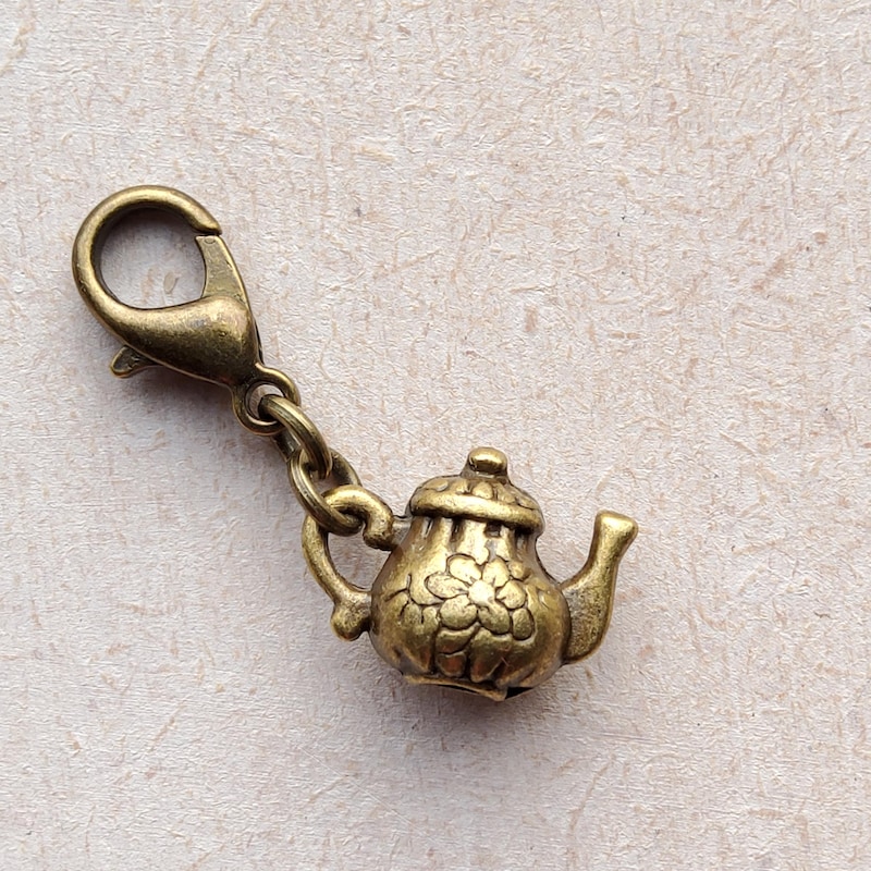 Antique Bronze Journal Charm - Etsy UK