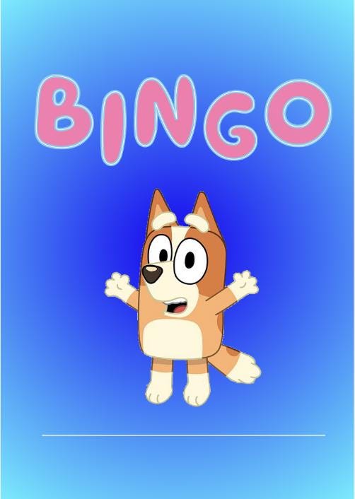 Cute Kids Bluey & Bingo Poster Set (blue Version) - Etsy