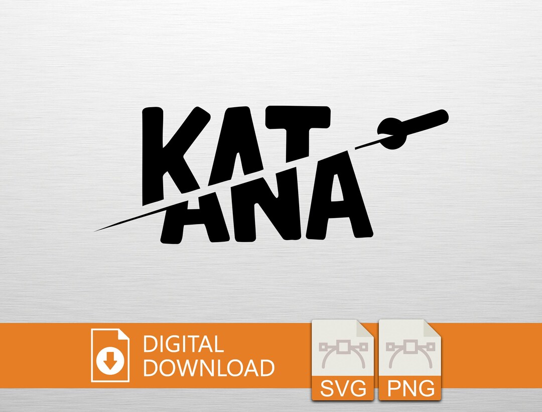 Katana SVG PNG Digital Download - Japanese Clipart, Cricut File, Katana ...