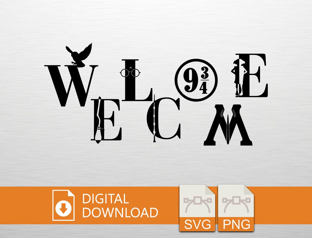 Welcome WIZARD SVG PNG Digital Download - Wizard Logo, T-shirt Design ...