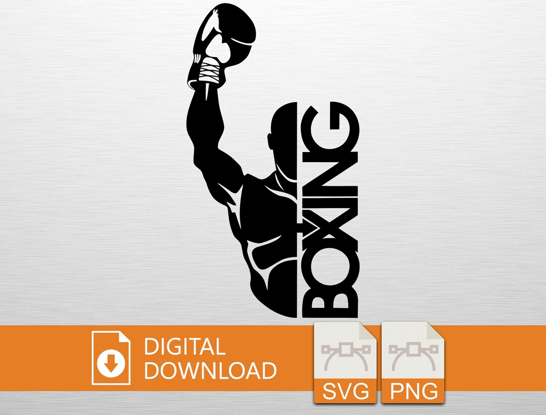 Workout Gift Idea, Boxing SVG PNG Digital Download, Sports Clipart ...